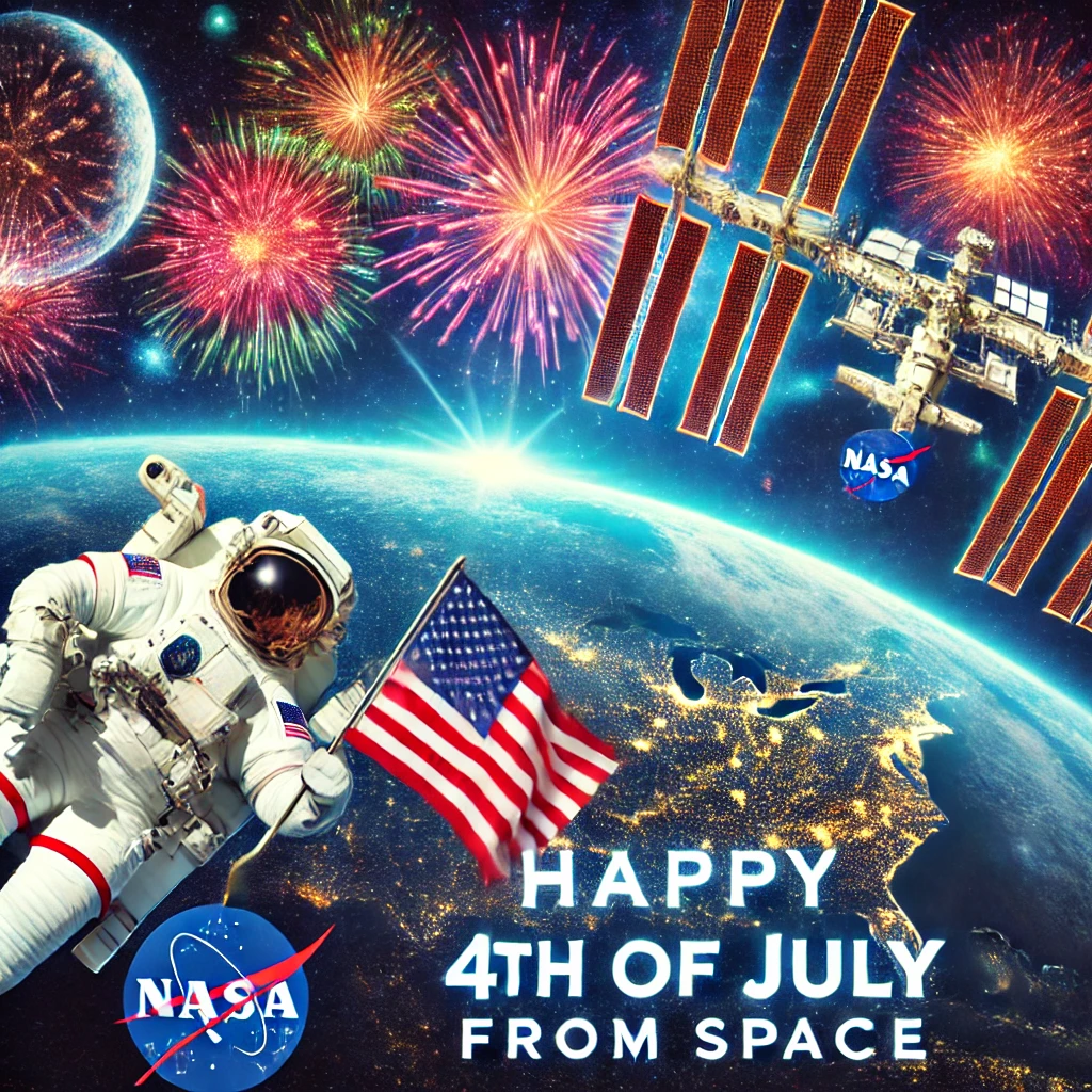 NASA's 4th of July Message from Space