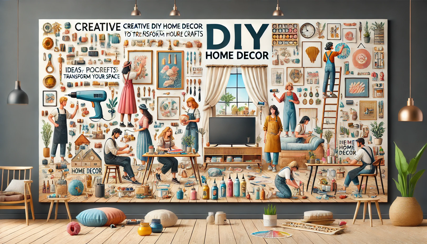 Creative DIY Home Decor: Ideas, Projects, and Crafts to Transform Your ...