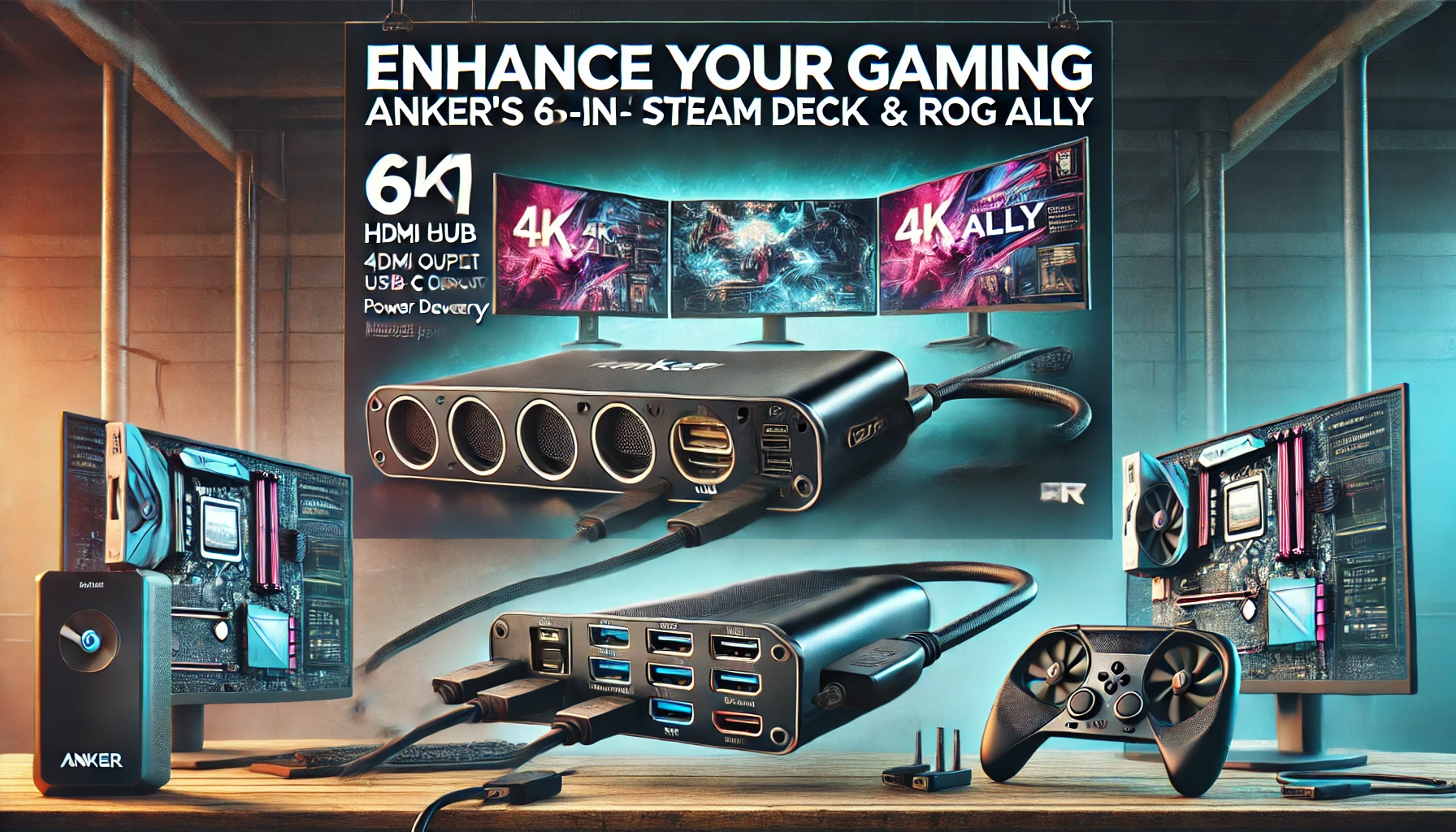 The Best Hubs for Your Steam Deck and ROG Ally: How Anker’s 6-in-1 Hub ...