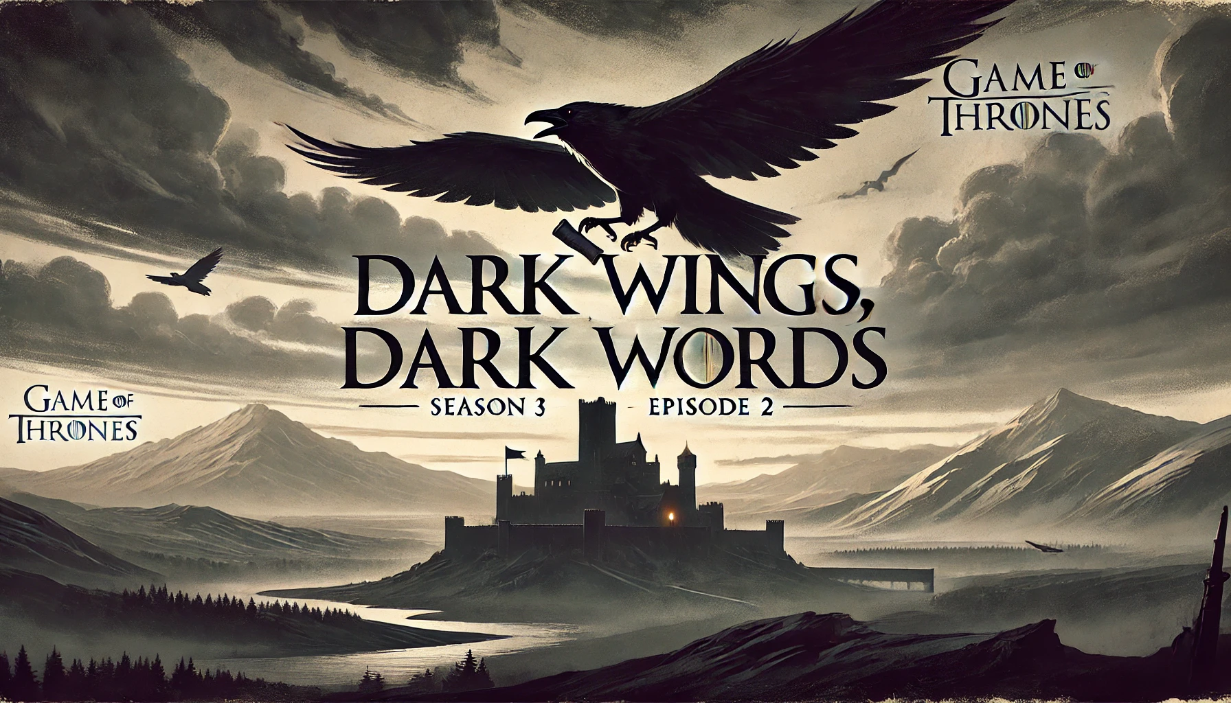 Game of Thrones S3 E2 Dark Wings Dark Words: Comprehensive Recap and ...