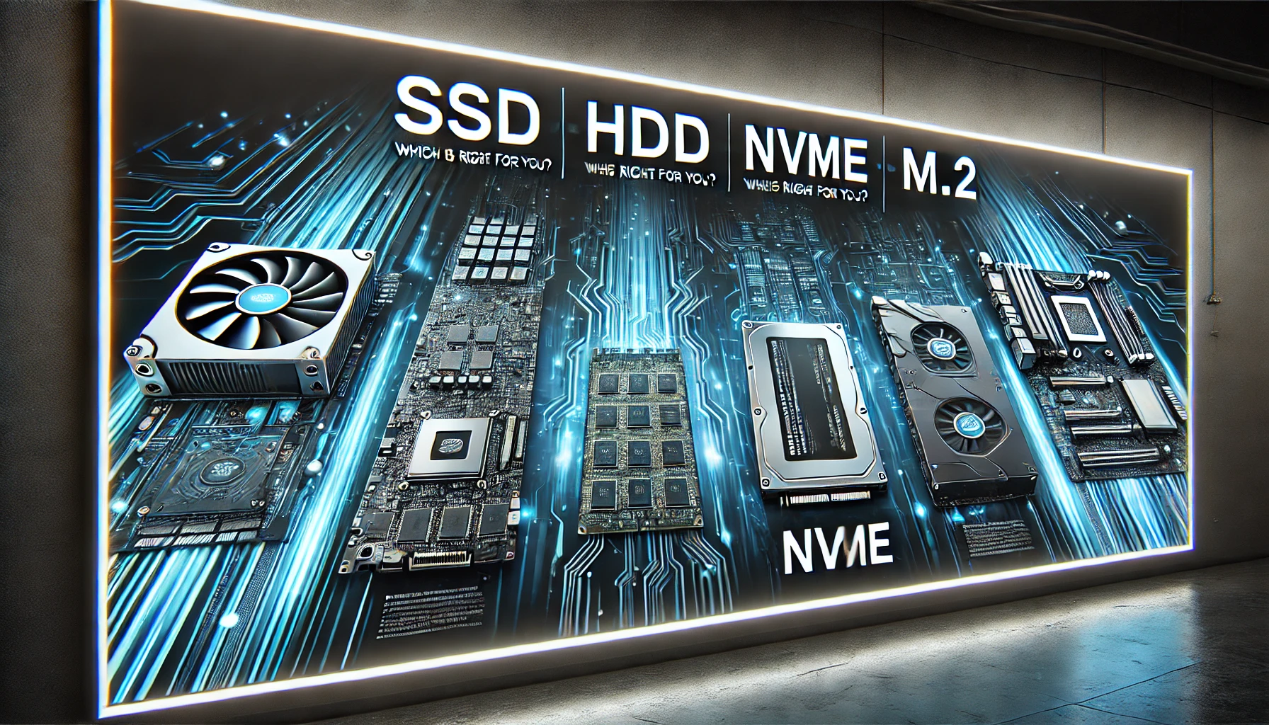 SSD vs HDD vs NVMe vs M 2: A Comprehensive Speed Comparison