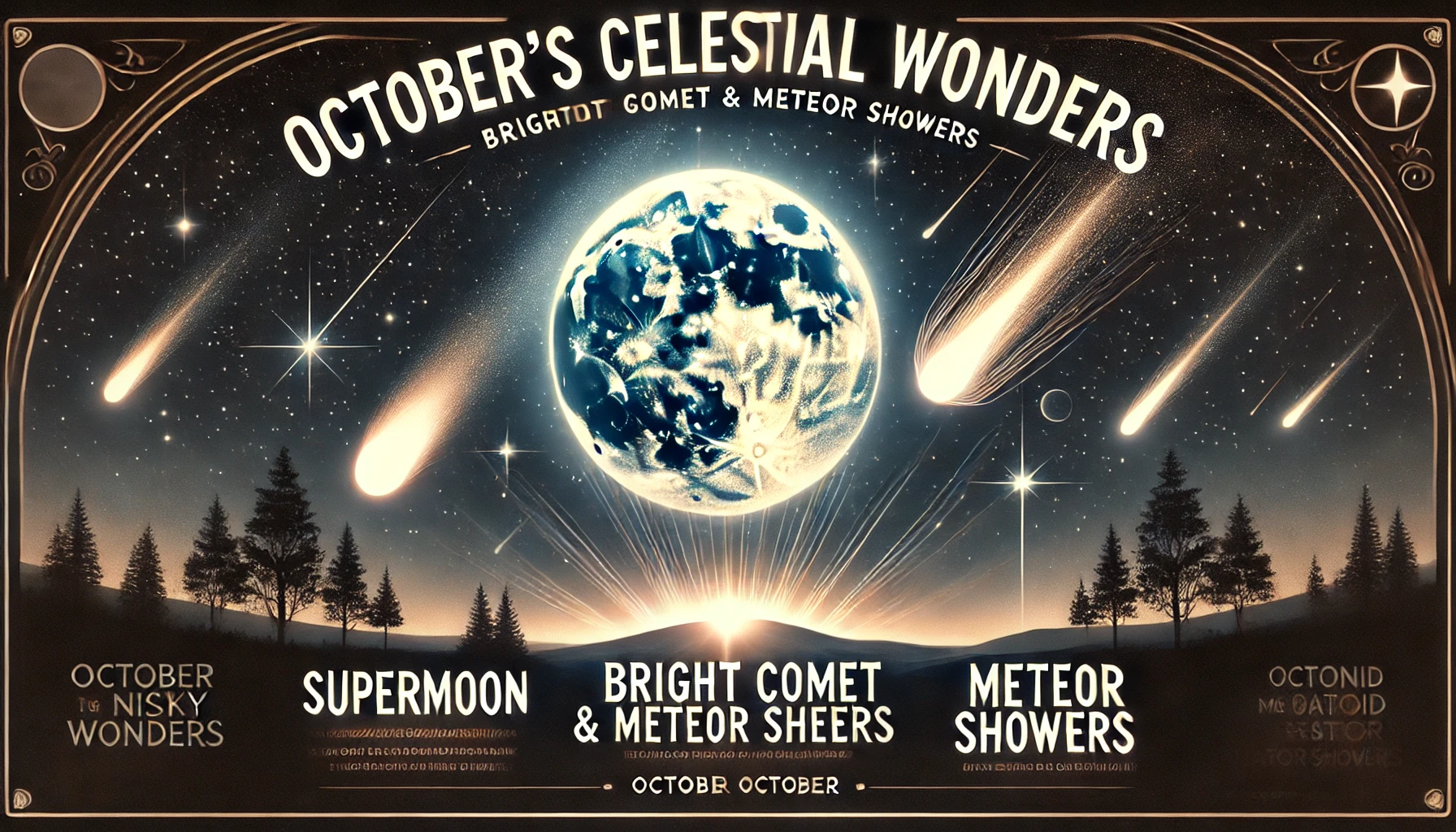 See the Year’s Brightest Comet, a Supermoon, and 2 Meteor Showers in ...