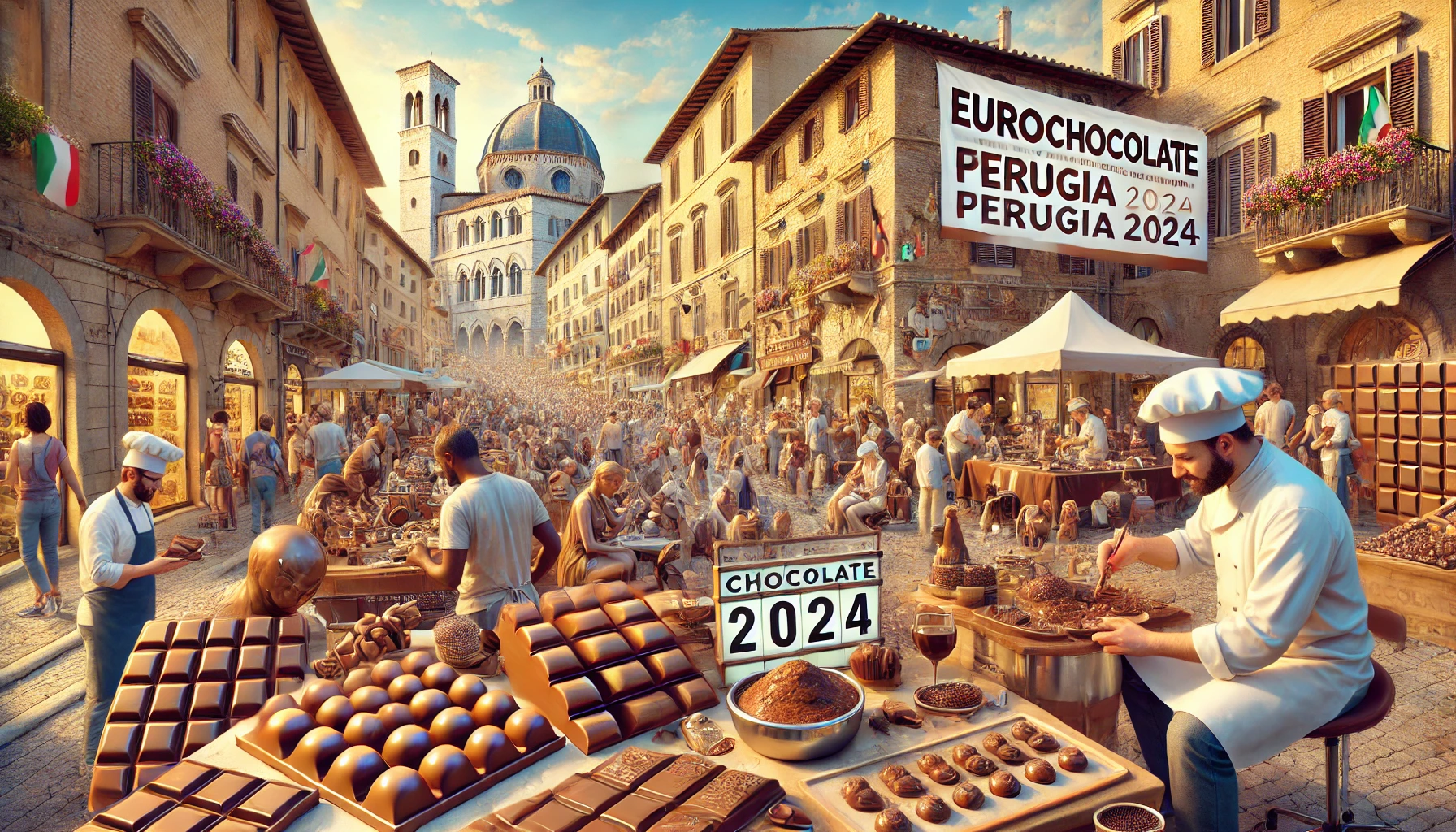 Eurochocolate Festival in Perugia 2024